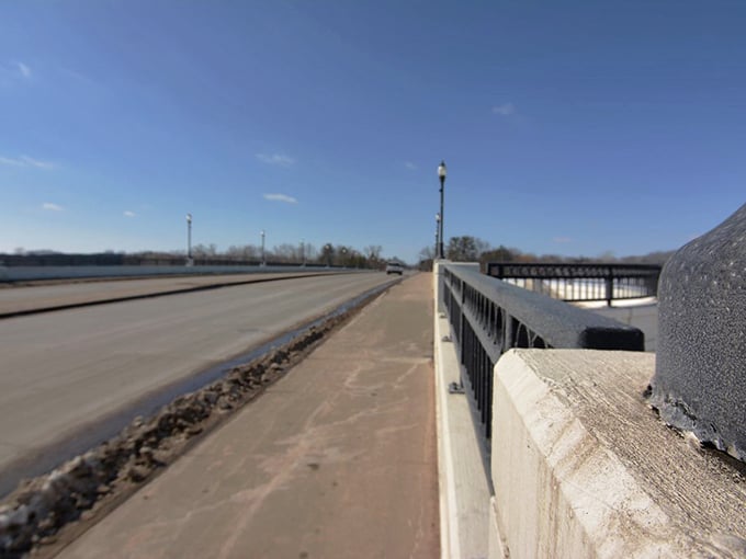 By day, a picturesque spot. By night, a bride's eternal walk. Talk about 'till death do us part'!