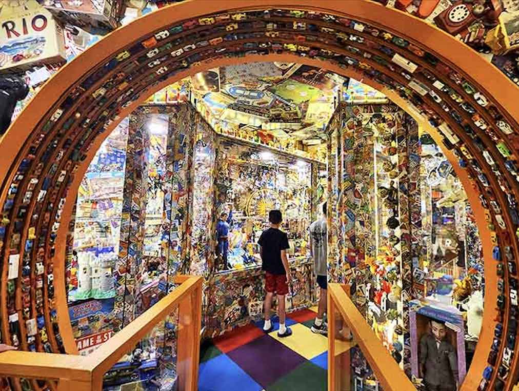 Step through this portal of stickers and memorabilia into a dimension where every day is December 24th and calories don't exist.