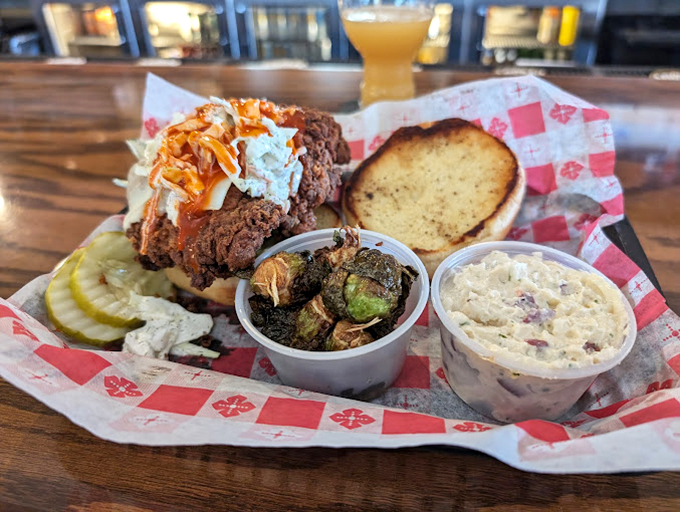 Cluck yeah! This chicken sandwich is so good, it might make you forget about beef for a hot minute. It's poultry perfection, folks.