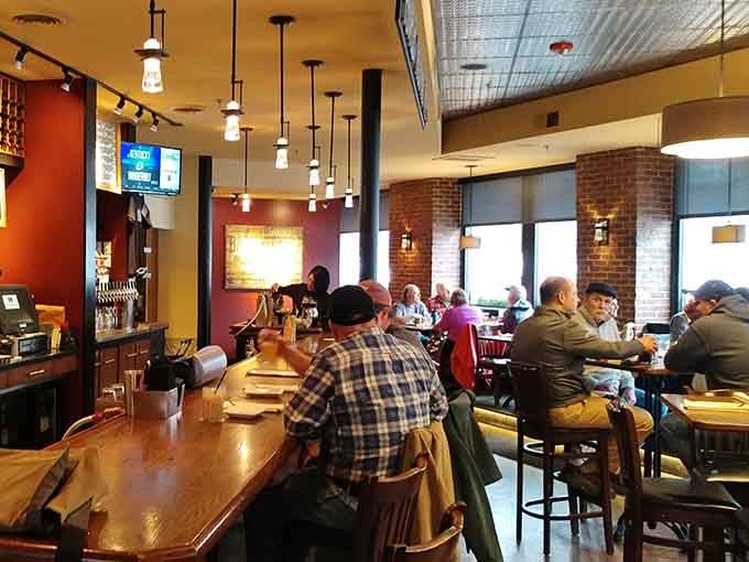 Happy faces around a full table capture the communal spirit that makes Cornerstone more than just a restaurant.