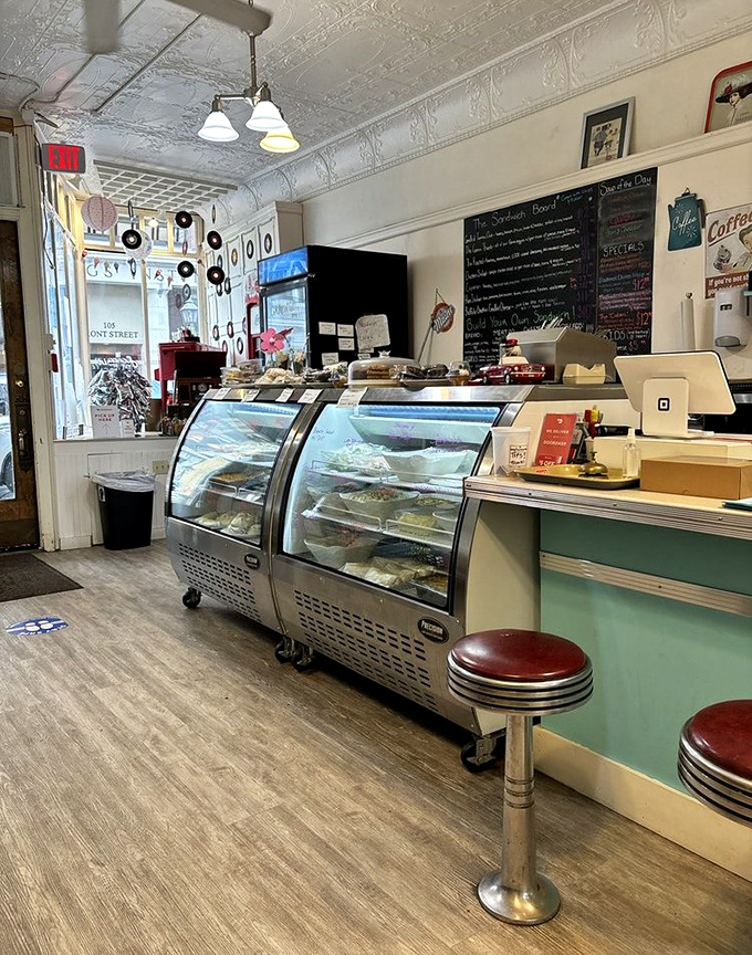 Behind the counter where magic happens &ndash; display cases of homemade ice cream tempt with colors and flavors that Instagram filters couldn't improve upon.