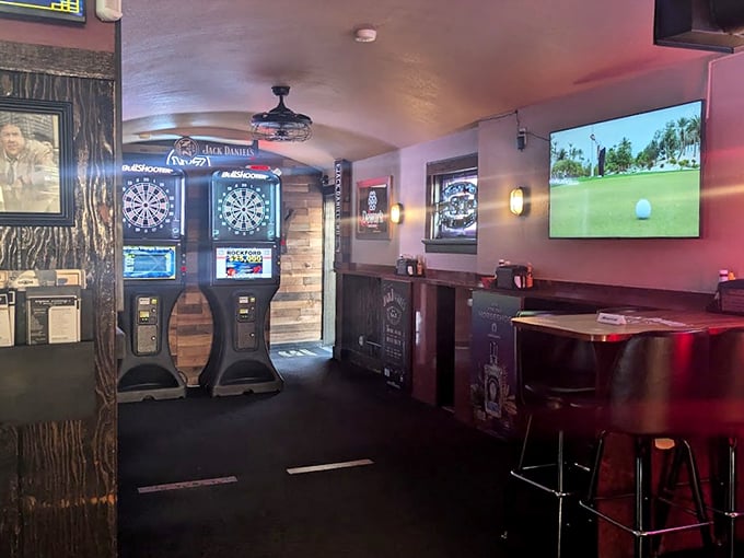 Aim for the bullseye, but don't miss out on the real target &ndash; those delicious tater tots waiting at your table. May the odds be ever in your flavor.