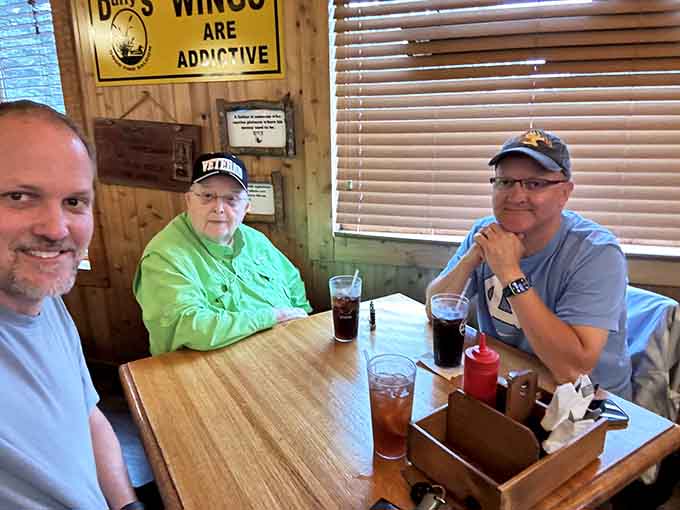 Happy diners enjoying good food and good company; this is what Duffy's is all about at its core and in practice.