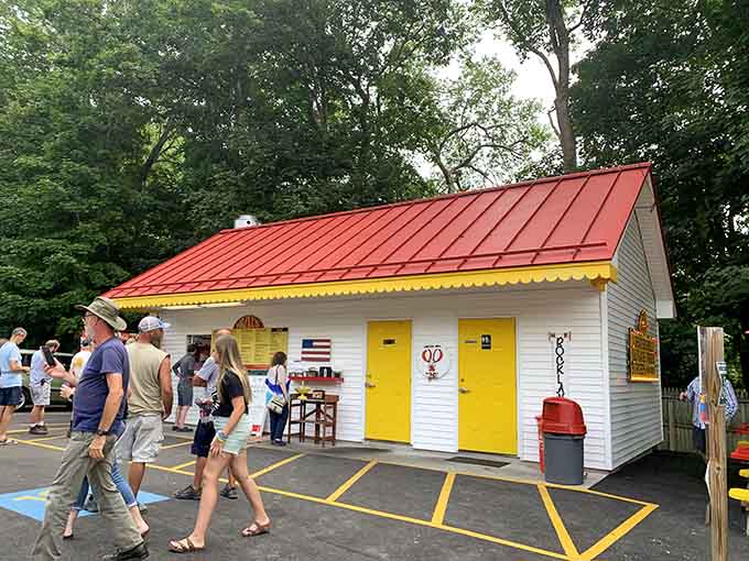 When you see a line of happy customers, you know you've found something special worth waiting for, even if your stomach disagrees.