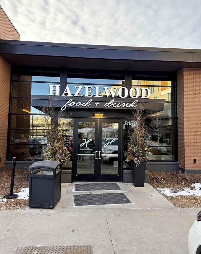 The sleek storefront stands ready to welcome guests into a world of culinary delights and genuine hospitality.