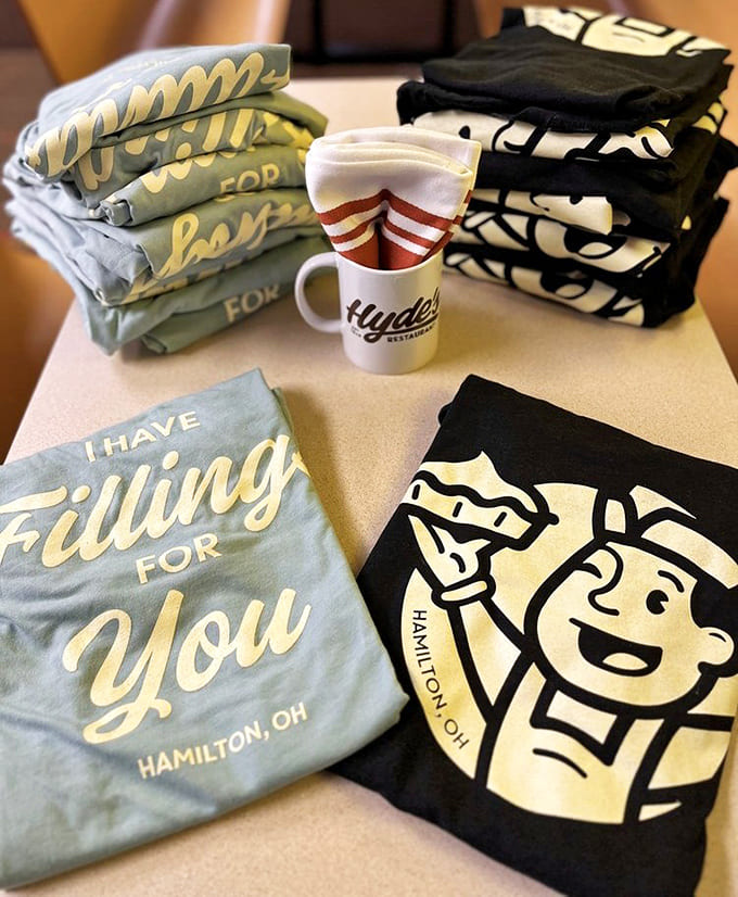 Branded merchandise that lets you wear your Hyde's loyalty proudly, because some restaurants transcend dining and become part of identity.
