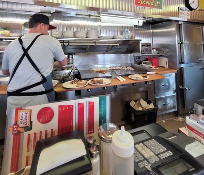 Behind every great diner breakfast is a cook who's mastered the ancient art of griddle management and perfect timing.