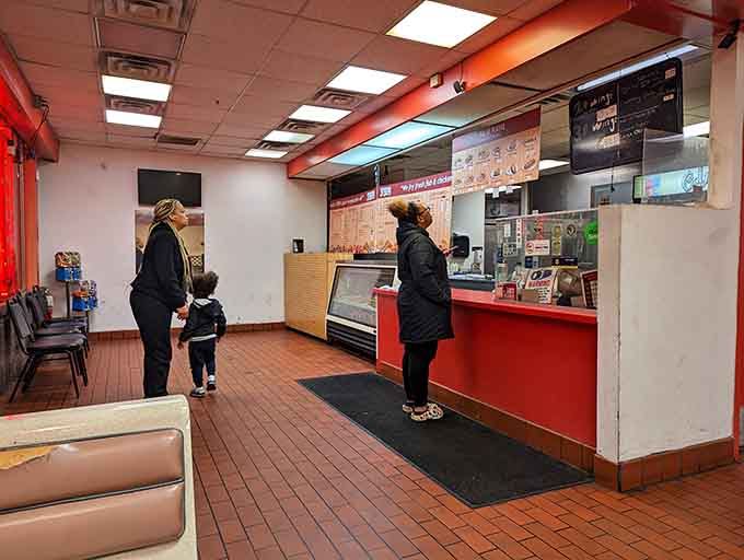 Customers young and old united in their quest for seriously good food that doesn't require a fancy atmosphere to impress.