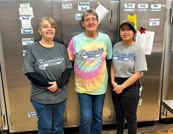 The friendly Kennedy's staff stand ready to help you navigate your toughest decisions, like whether to buy two dozen cookies or three dozen cookies.