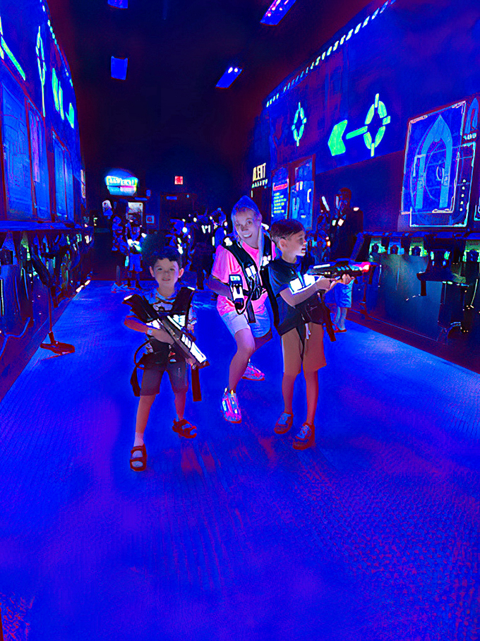 Pew pew! These mini warriors are living out their Star Wars fantasies in a galaxy not so far away. Watch out for rebel alliances! 