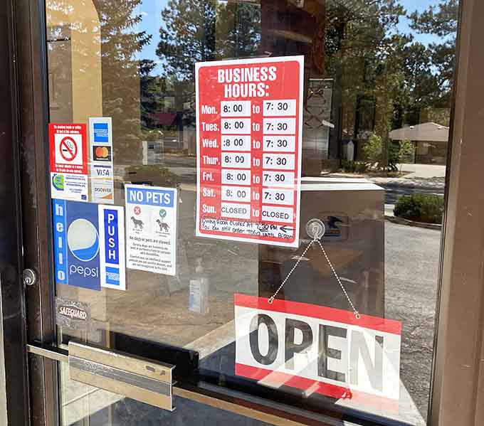 Those hours posted on the door show serious commitment, opening early and staying late six days a week to feed hungry Flagstaff residents.