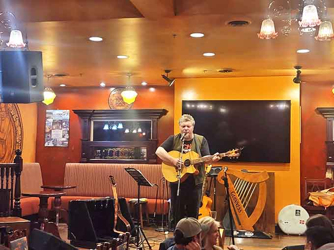 Live music transforms an ordinary evening into something magical, with traditional Irish tunes that transport you straight to Dublin without the jet lag.