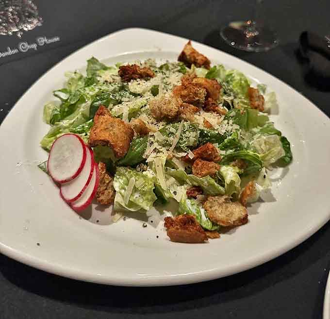The Caesar salad &ndash; crisp romaine, house-made dressing, and perfect croutons &ndash; proves simple classics done right never go out of style.d