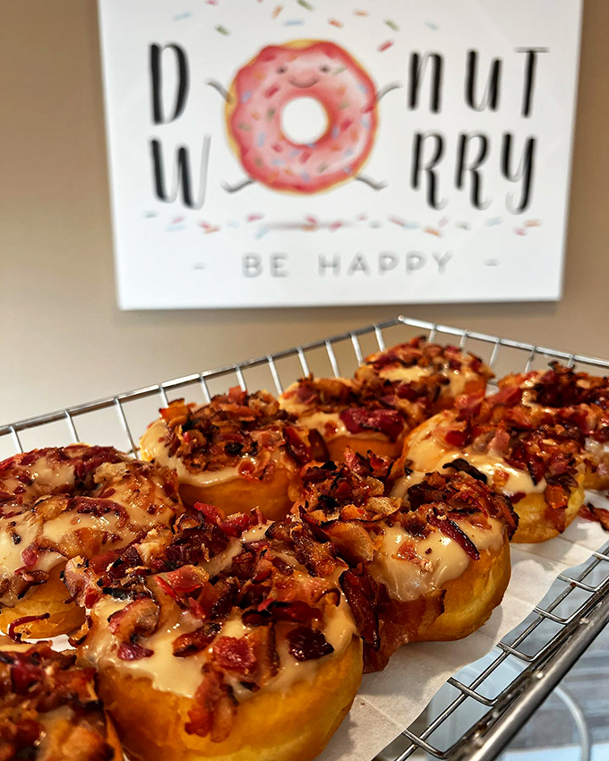 Sweet meets savory in perfect harmony. These maple bacon donuts are proof that sometimes, breaking the rules tastes absolutely delicious.