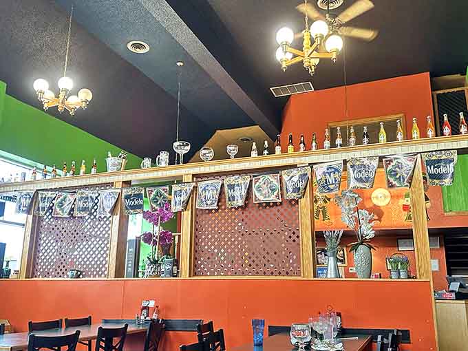 Colorful accents add authentic touches without trying too hard, letting the food do the real talking in multiple delicious languages.