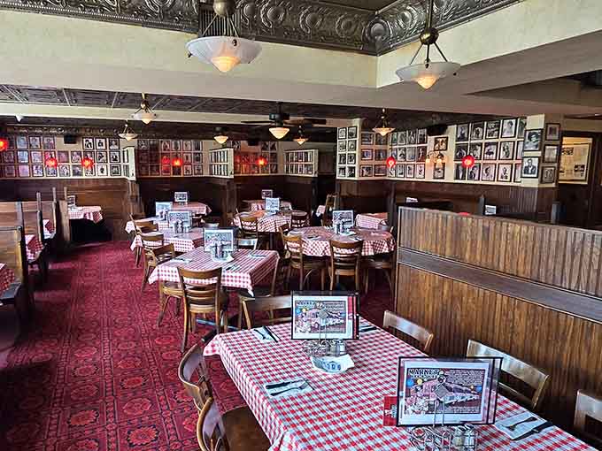 The dining room welcomes everyone from families to barbecue pilgrims, all united in their appreciation for meat done right and done well.