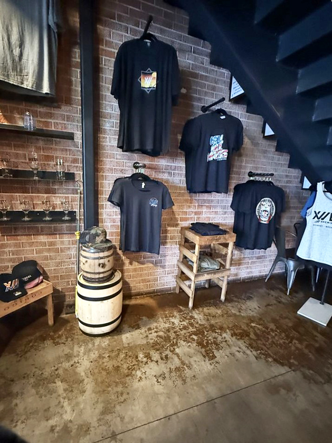 Take home more than memories, 12 West's merchandise corner lets you extend the brewery experience to your everyday wardrobe.