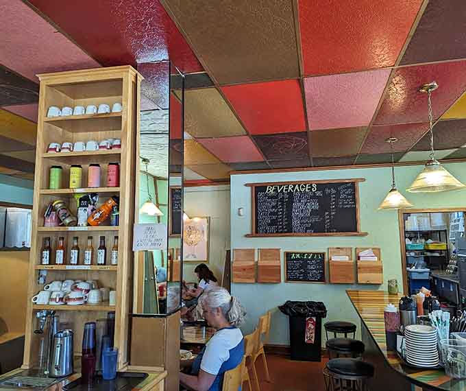 Every angle reveals more color and character, making the space feel alive and energetic without being overwhelming.