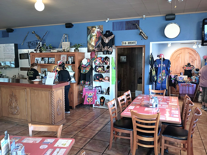 Other Interior Angle: The counter and display area showcase both the caf&eacute;'s jazz heritage and its commitment to creating a welcoming morning haven.