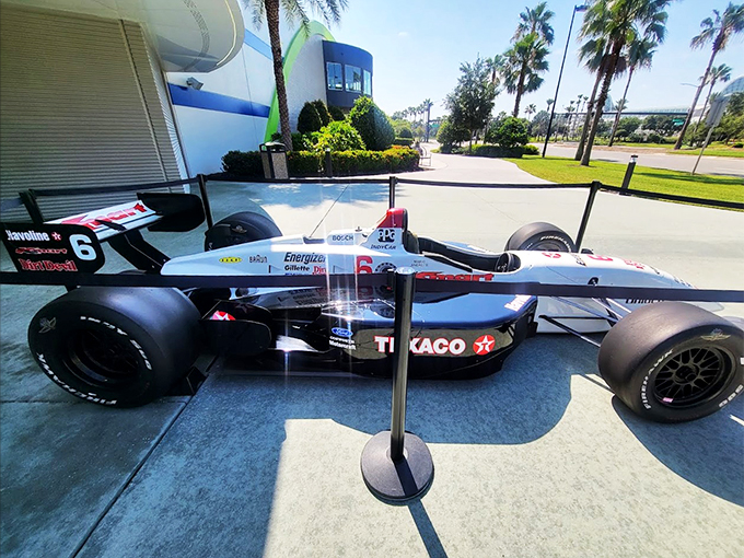 A real-life speed machine that's seen more action than a soap opera marathon. Touch it and absorb its power&mdash;or just pretend you're in "Days of Thunder."