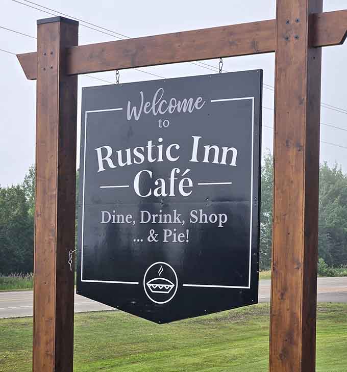 Dine, Drink, Shop & Pie might be the most honest and appealing restaurant motto ever created by human minds.