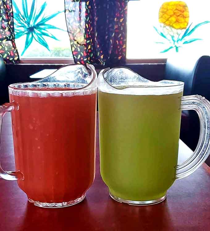 Smoothies: These vibrant fruit-forward refreshers offer a cooling counterpoint to the menu's spicier offerings. Liquid dessert in disguise!