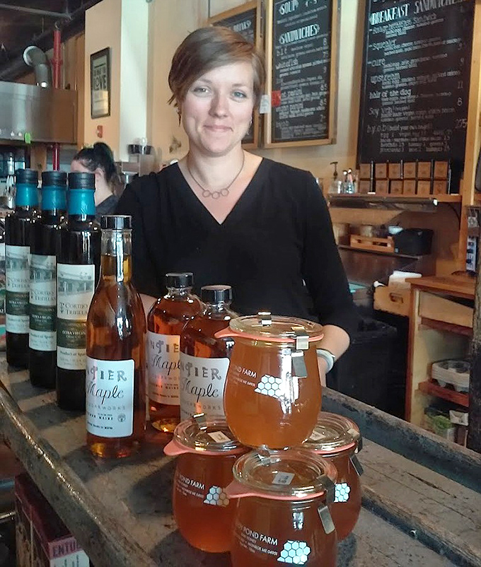 Local products displayed with pride by knowledgeable staff who understand that good food begins with exceptional ingredients.