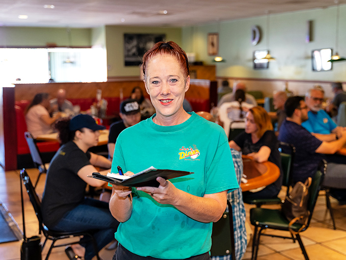Staff: The unsung heroes of breakfast &ndash; moving with the practiced efficiency of people who know that coffee refills are sacred acts.