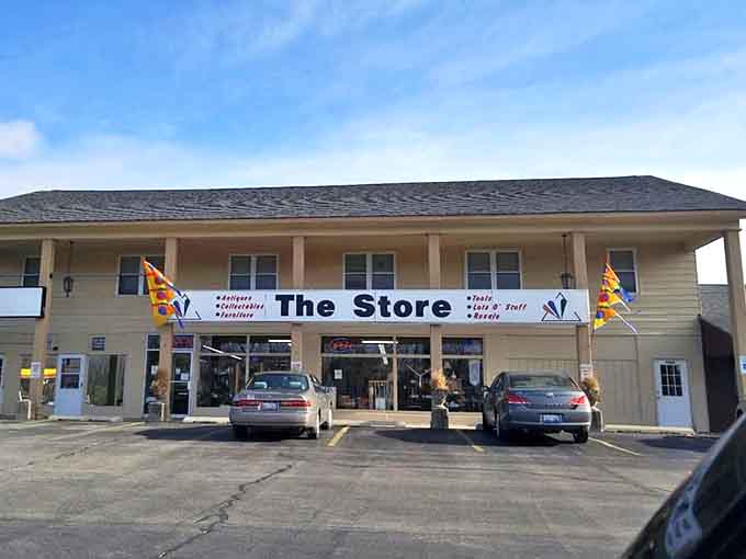 The unassuming exterior belies the wonderland within – "The Store" stands ready to welcome treasure hunters on Richmond's Main Street.