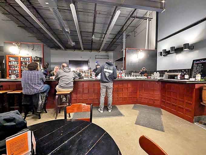 The bar beckons like a wooden altar to the craft beer gods, and who are we to ignore such a calling?