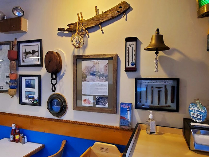 A feast for the eyes and stomach! Don's Dock's walls tell tales of the sea, while your plate writes a delicious story