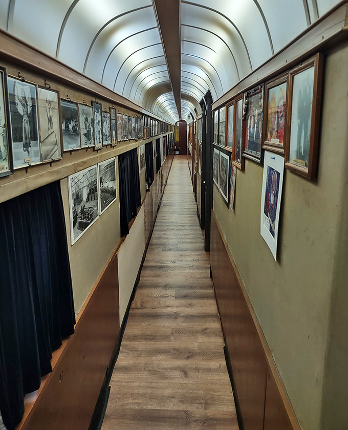 The walls tell stories of big tops and three-ring wonders. A museum-worthy collection that entertains while you dine.