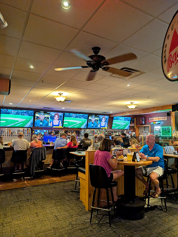 Where sports fans and seafood lovers unite! Mike's bar area offers the perfect spot to catch the game while enjoying ocean-fresh delicacies.