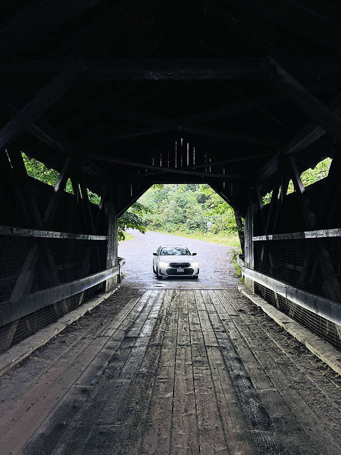 Daylight offers safe passage through the historic structure, though some claim to have experienced unexplained phenomena even under bright skies.