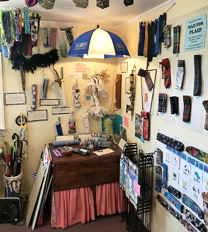 From plaid to polka dots, leopard print to lace &ndash; this corner showcases the surprising diversity of umbrella cover design.