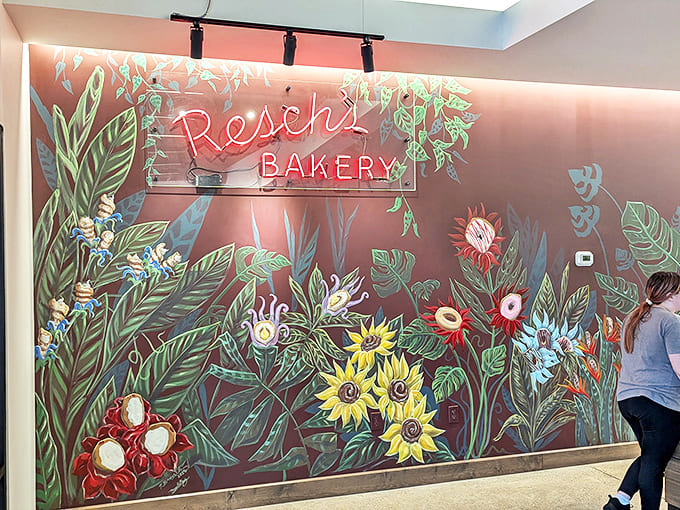 A bloom-filled backdrop that's become as Instagram-famous as the treats themselves &ndash; nature meets nurture in perfect harmony.