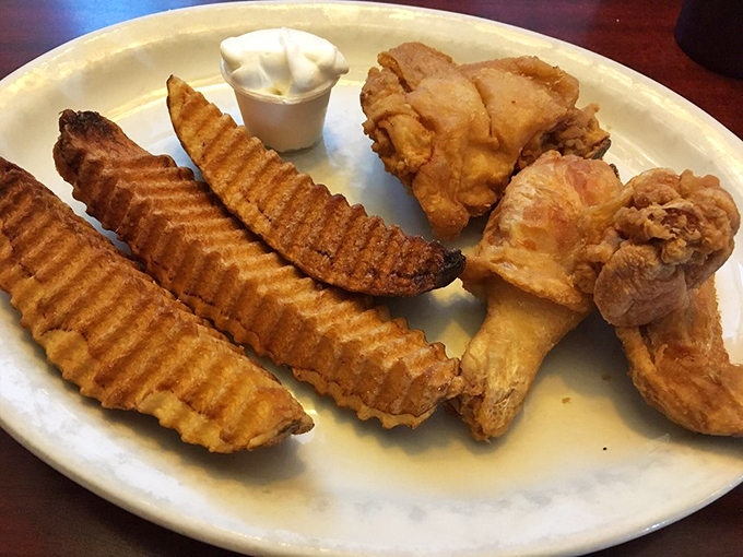 Crispy on the outside, juicy on the inside—this fried chicken is the Meryl Streep of comfort food.Oscar-worthy, every time.