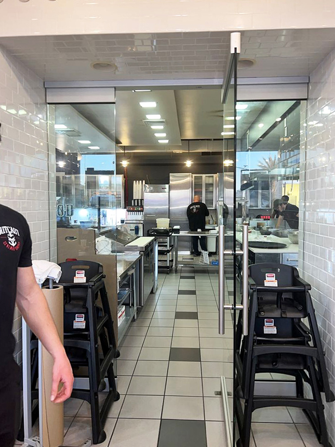 A glimpse into the kitchen reveals the clean, efficient engine that powers this seafood institution &ndash; where Gulf treasures are transformed into memorable meals.