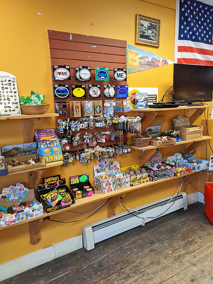 Maine pride on display with magnets, keychains and souvenirs that let you take a piece of Vacationland home &ndash; minus the actual moose.