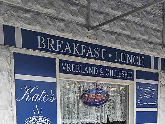 That glowing "OPEN" sign might as well read "HAPPINESS INSIDE" because that's exactly what awaits hungry visitors.