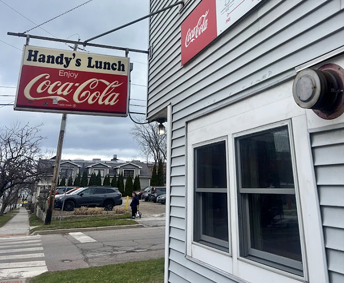 That vintage Coca-Cola sign isn't retro chic &ndash; it's just been there forever, like the diner itself.