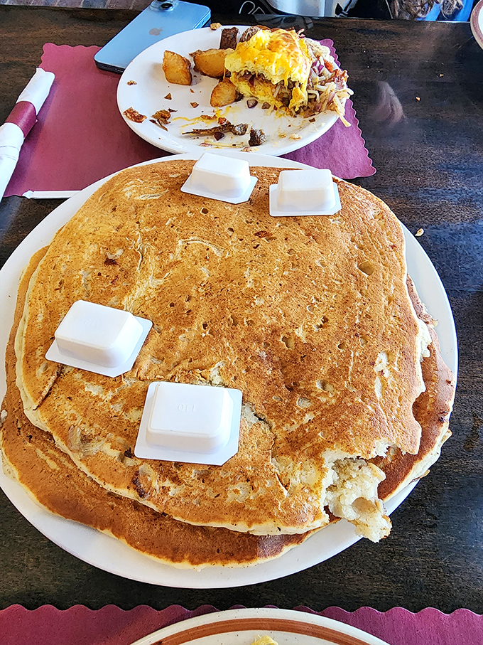 Pancakes the size of dinner plates and a hearty omelet – Clifton Mill's restaurant serves portions that would satisfy even the hungriest mill worker.
