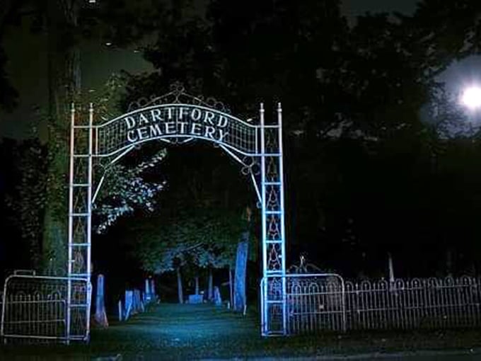 Hilltop views to die for! Dartford Cemetery: where Wisconsin's past rests with a panoramic perspective. 