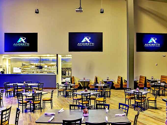 The dining area serves food that's legitimately good, not just "good for an entertainment complex" &ndash; a culinary miracle on par with edible airline meals.