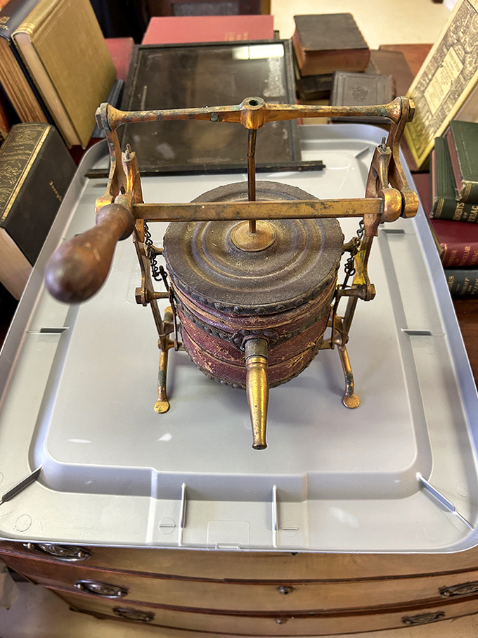 This antique butter press transformed ordinary dairy into decorative delights long before Instagram made food presentation competitive.