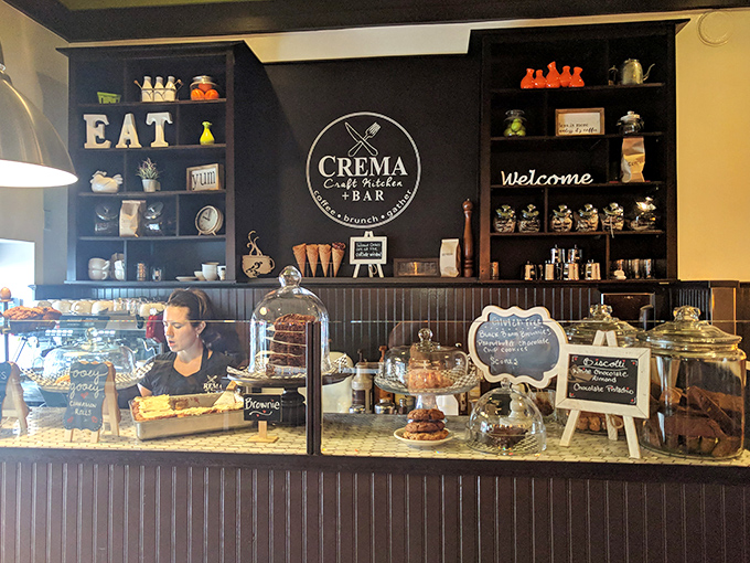 Behind glass, pastries and baked goods wait patiently for their moment to shine, each one a testament to butter's greatness.