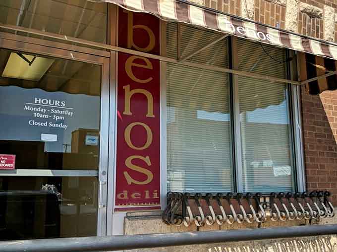 The entrance beckons with promises of exceptional sandwiches waiting just beyond that door, and it absolutely delivers on those promises.