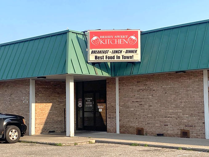 The entrance beckons with promises of fresh-baked goodness, where every visit feels like coming home to someone else's better kitchen.