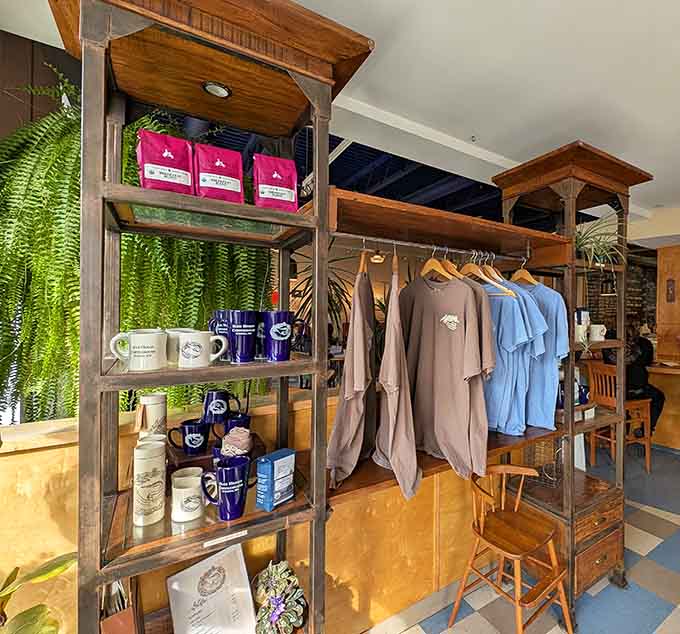 Blue Heron merchandise lets you take a piece of your favorite coffeehouse home, because sometimes you need that reminder between visits.