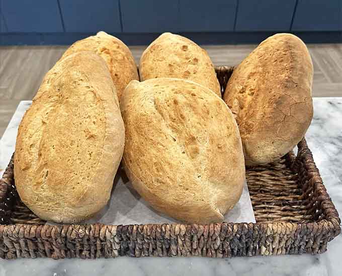 Fresh-baked French bread that'll make you want to cancel your plans and just eat carbs all day instead.